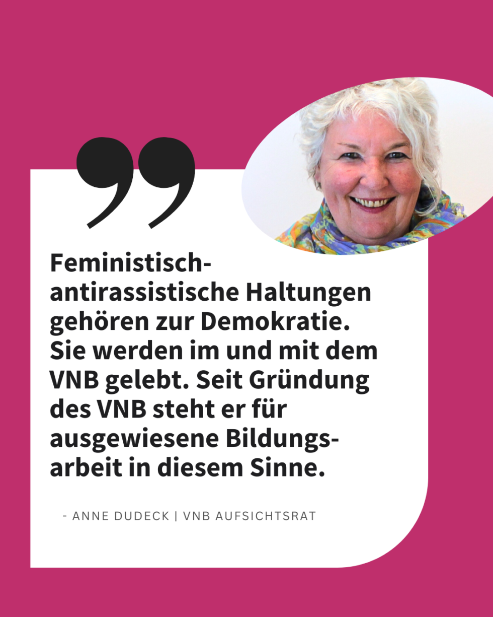 #VNBWirzeigenHaltung – Anne Dudeck zum internationalen Frauentag 08.03. ...